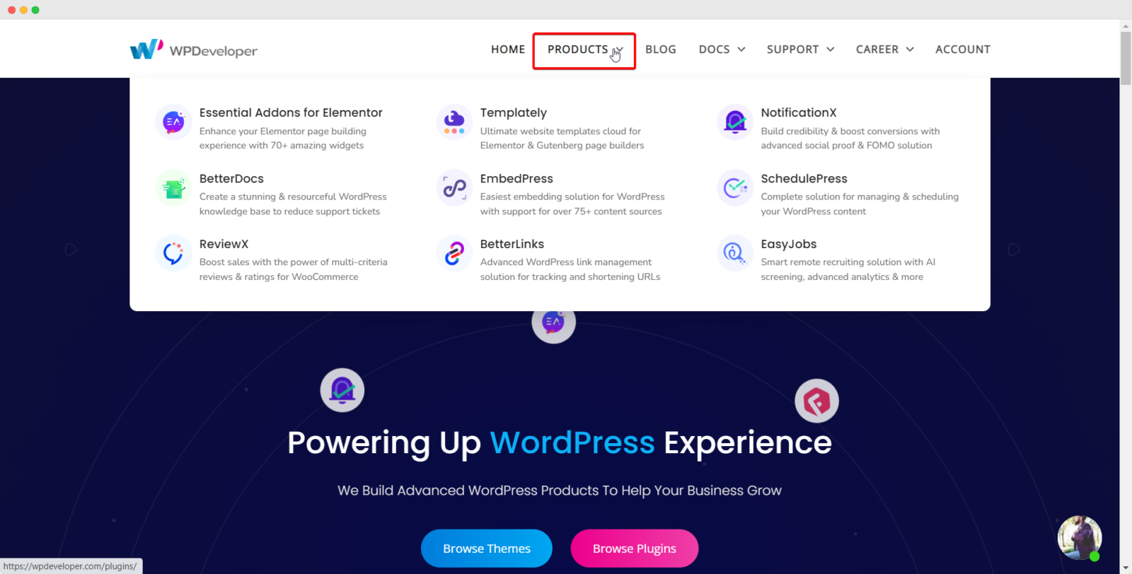 Getting Started-Exploring Plugins - WPDeveloper