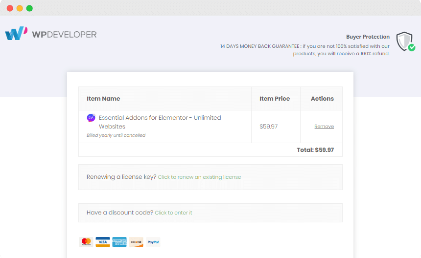 Adding Plugins to Carts - WPDeveloper