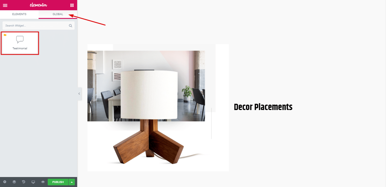 How To Create Global Widget Using Elementor - WPDeveloper