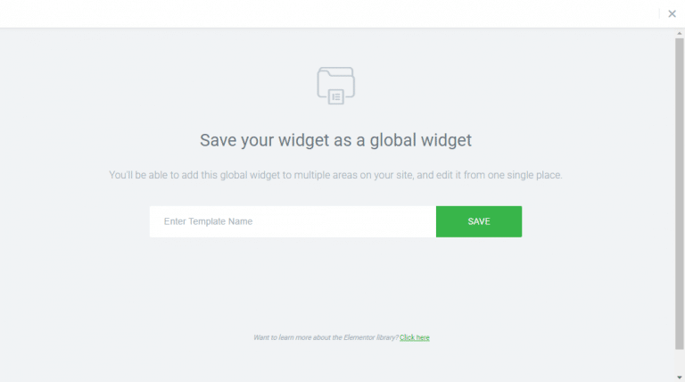 How To Create Global Widget Using Elementor - WPDeveloper