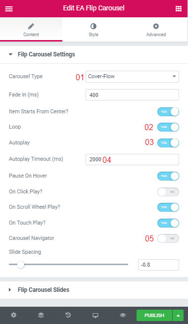 Highlight Important Blog Content Using Flip Carousel For Elementor - WPDeveloper