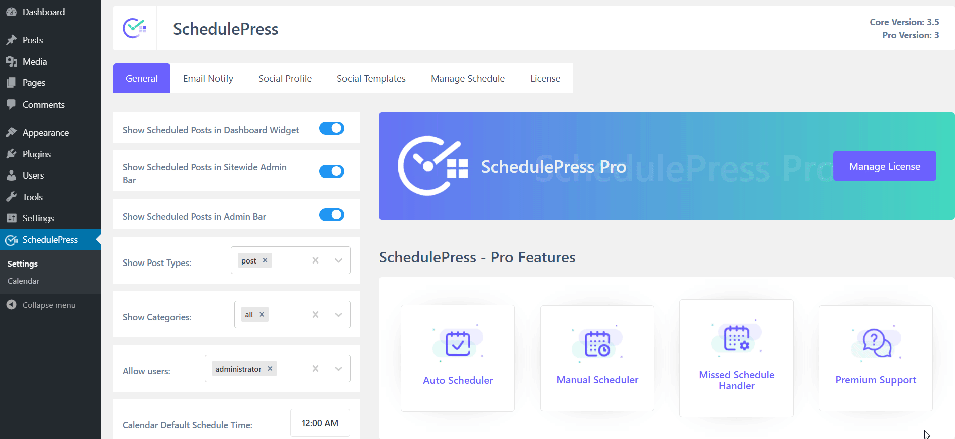 How To Handle Missed Schedule Errors Using SchedulePress? - WPDeveloper