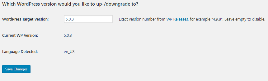How To Downgrade WordPress To The Previous Version - WPDeveloper