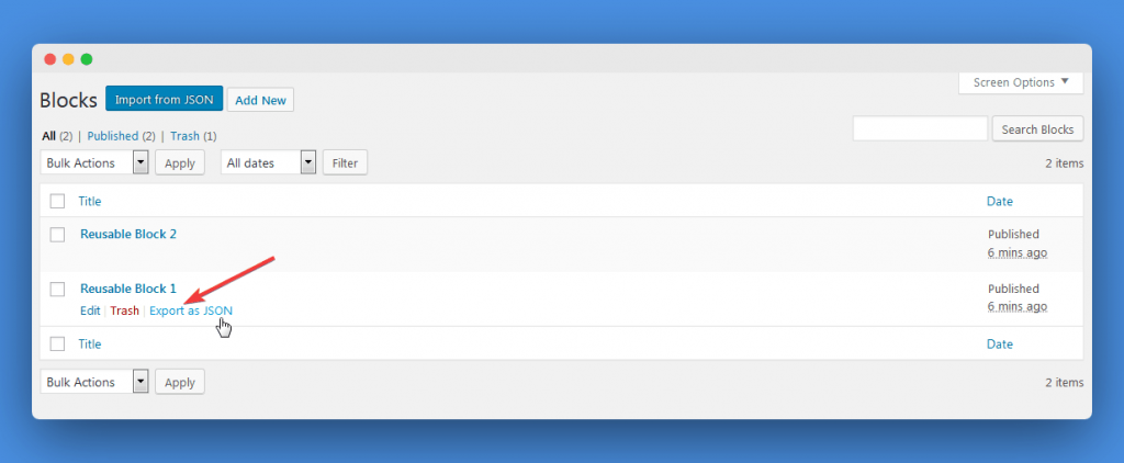 How to Import and Export Gutenberg Blocks in Your WordPress Website - WPDeveloper