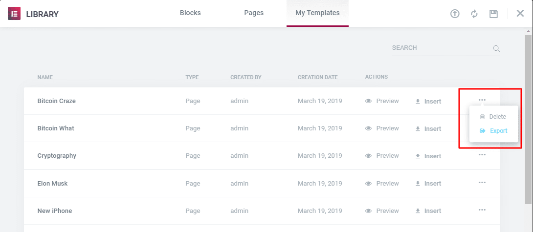 How To Import And Export Elementor Templates - WPDeveloper
