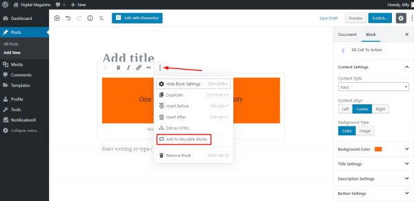How to Create a Reusable Block in WordPress Gutenberg Block Editor - WPDeveloper