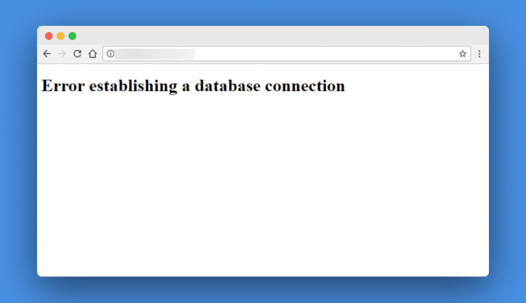 How to Fix the Establishing Database Connection Error in WordPress ...