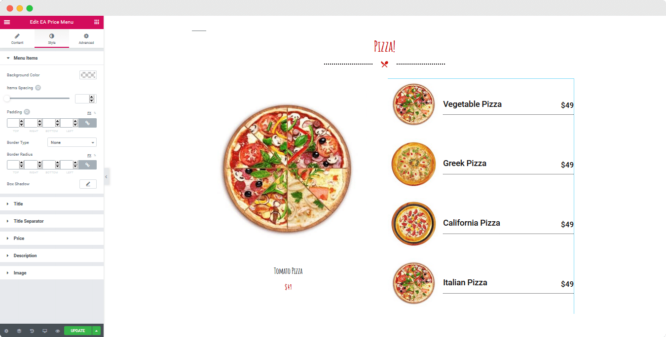 How To Create Amazing Pricing Menu For WordPress Site Using Elementor