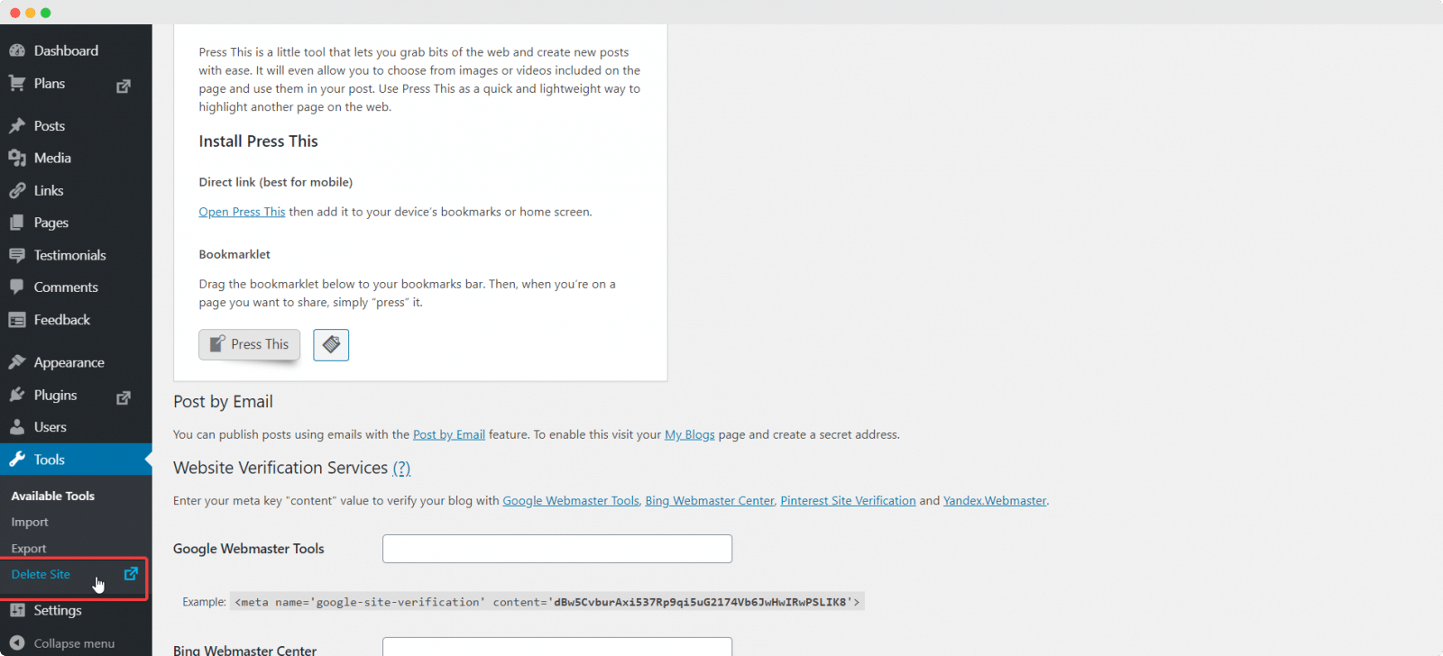 How To Delete WordPress Account Or Blog (WordPress.com & Hosted) - WPDeveloper