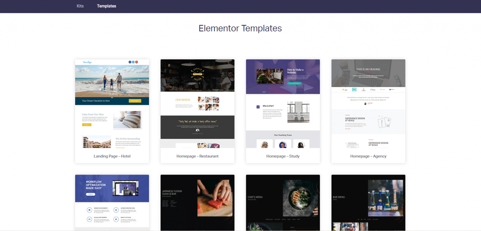 Top 8 Best Elementor Templates Library