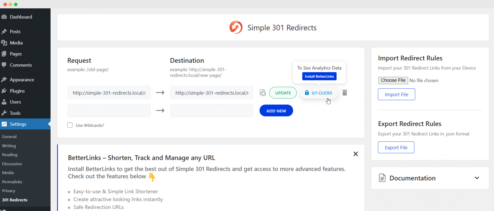 Why Do I Need To Install BetterLinks To See Analytics Data With Simple 301 Redirects? - WPDeveloper