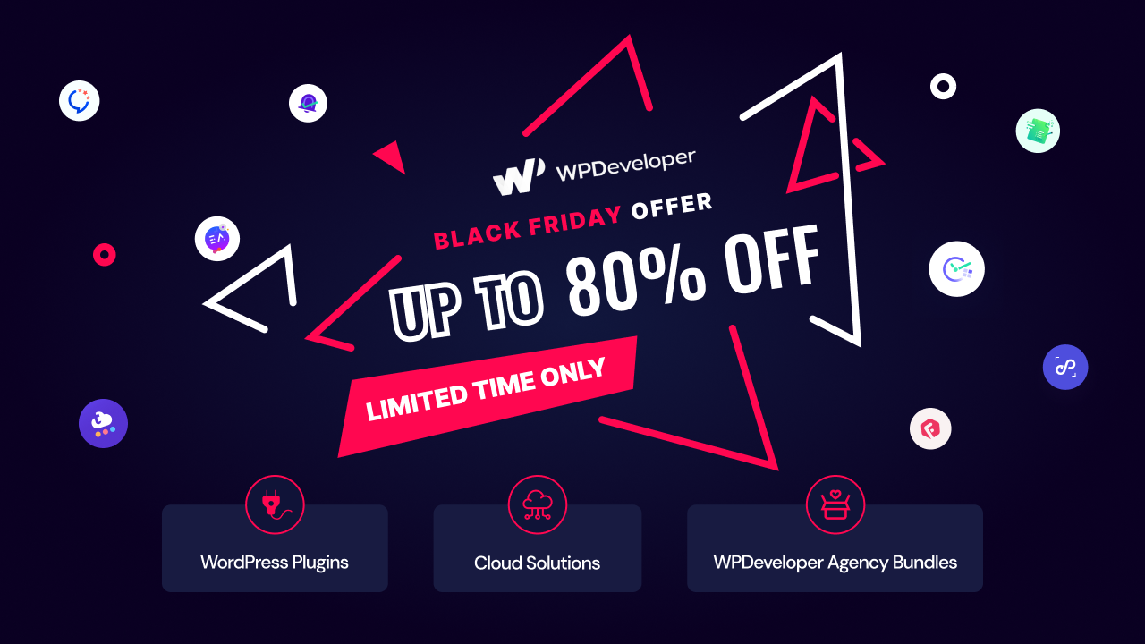WPDeveloper - Black Friday Exclusive Deals 2021