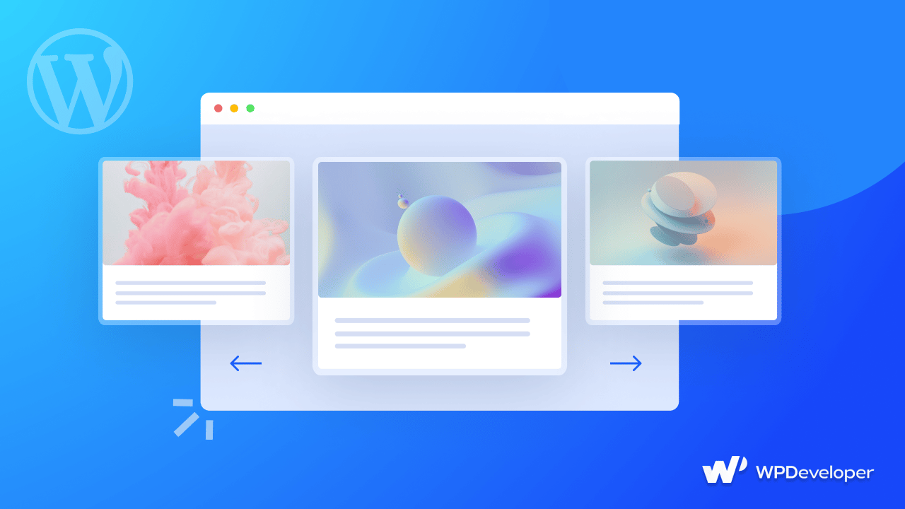 Guide To Add Featured Slider In WordPress Home Page 2023 WPDeveloper