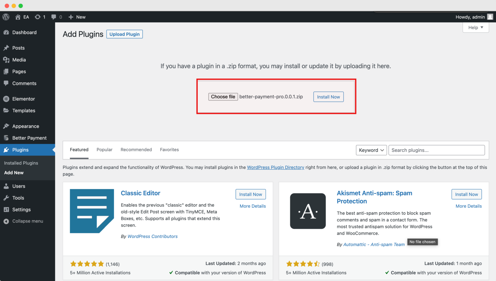 How To Install Better Payment PRO? - WPDeveloper