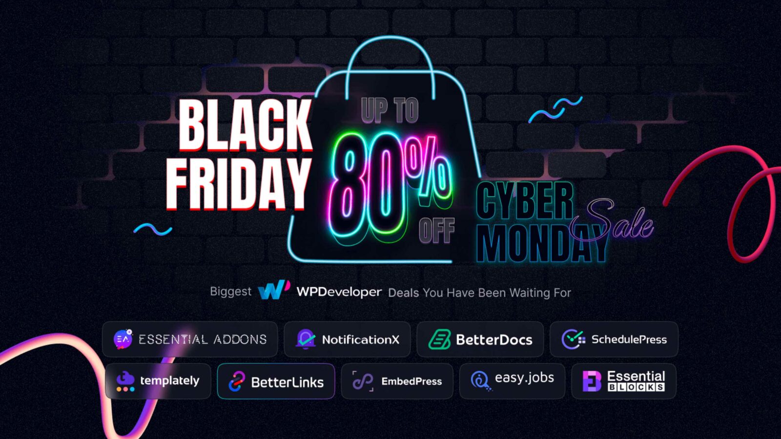 WPDeveloper - WordPress Black Friday Deals 2023 | Up To 80% OFF