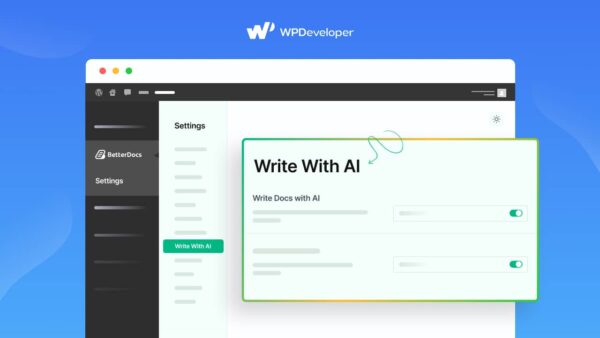 Create AI-Generated Knowledge Base on WordPress with BetterDocs 'Write With AI' - WPDeveloper