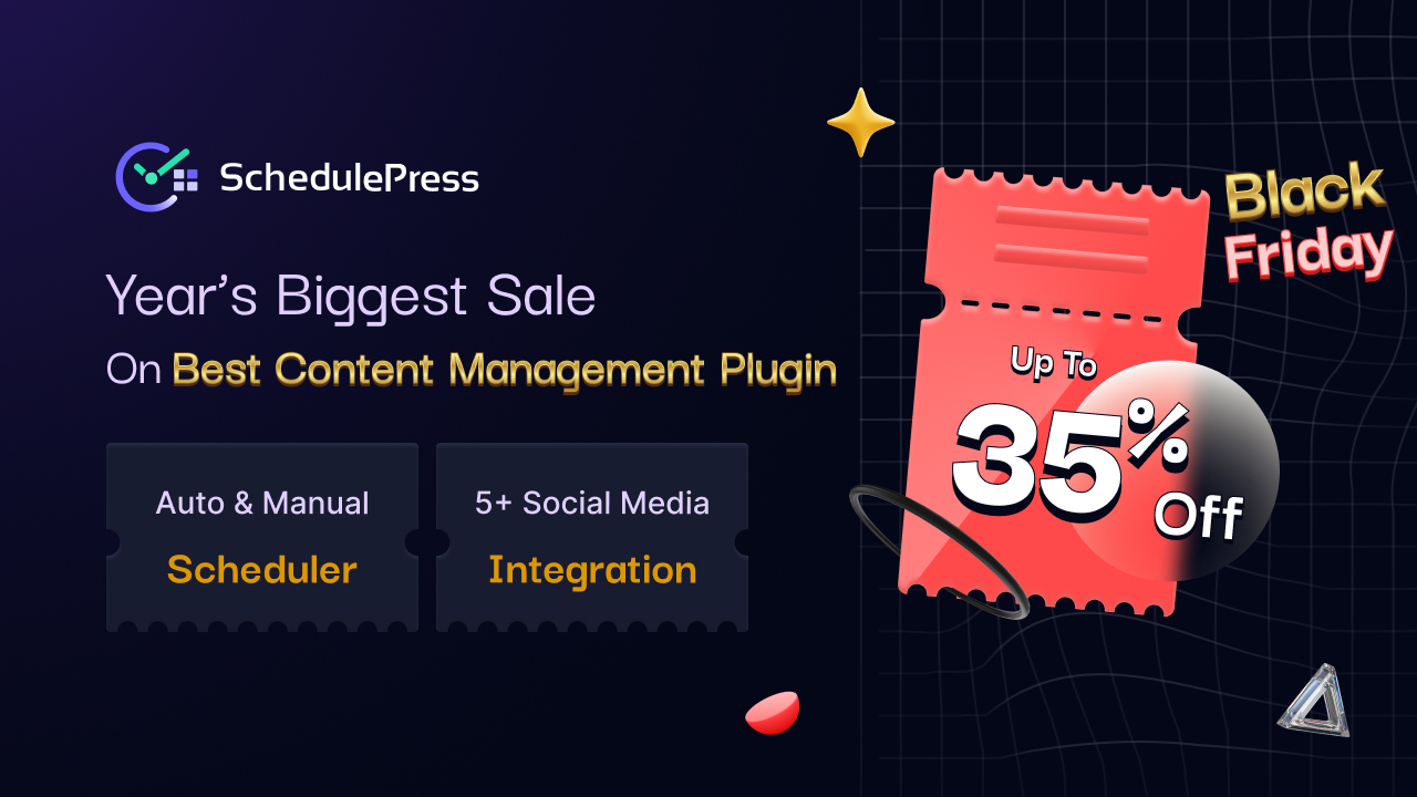 WP Scheduled Posts (SchedulePress) - Best Editorial Calendar