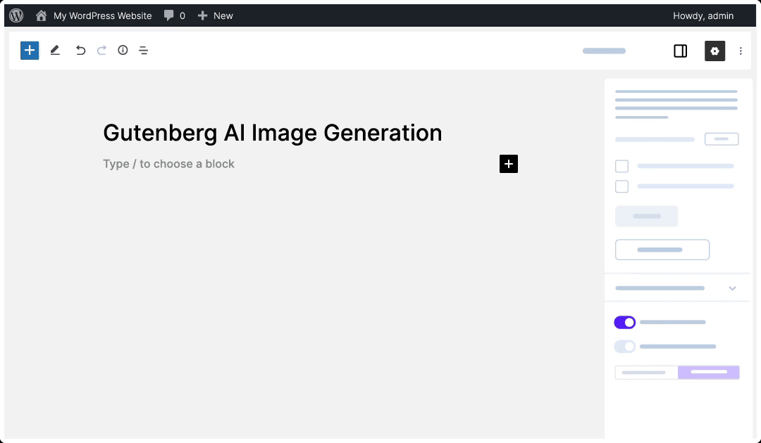 Step-by-Step Guide to Create And Edit Image with AI in Gutenberg Editor ...